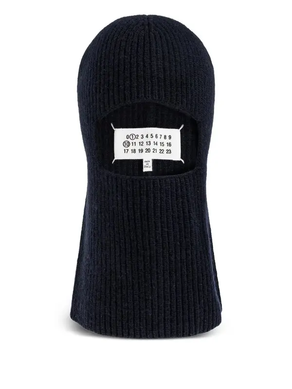 MAISON MARGIELA Ribbed Knit Balaclava Hat