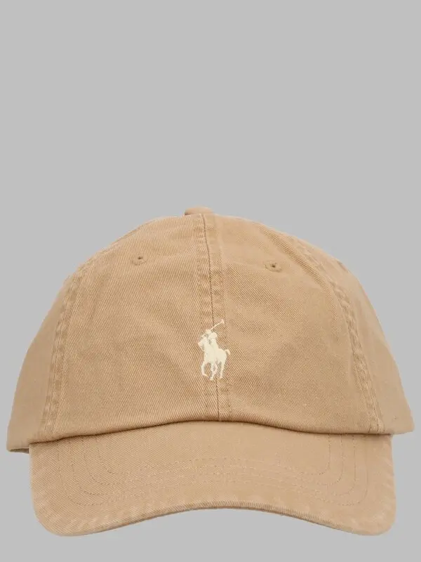 Polo Ralph Lauren Cotton Twill Baseball Cap - Beige