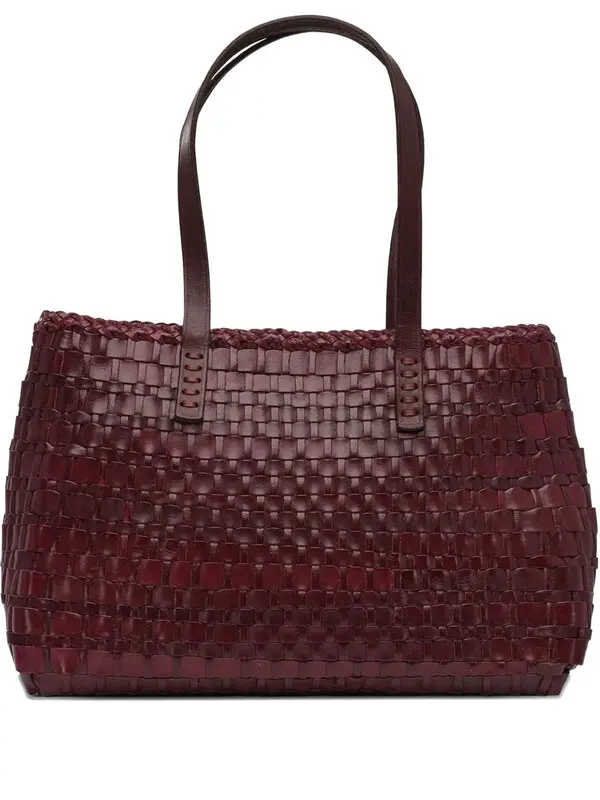 Dragon Diffusion Handwoven Leather Tote Bag