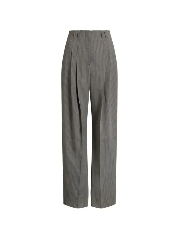 Alberta Ferretti Wool Blend Tailoring Trousers