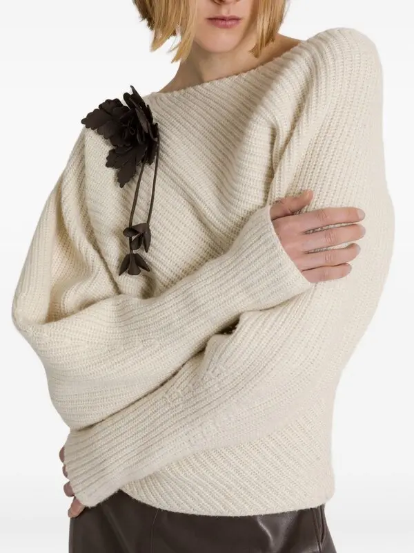 Alberta Ferretti Wool And Cashmere Sweater