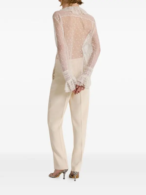Alberta Ferretti Tulle Shirt