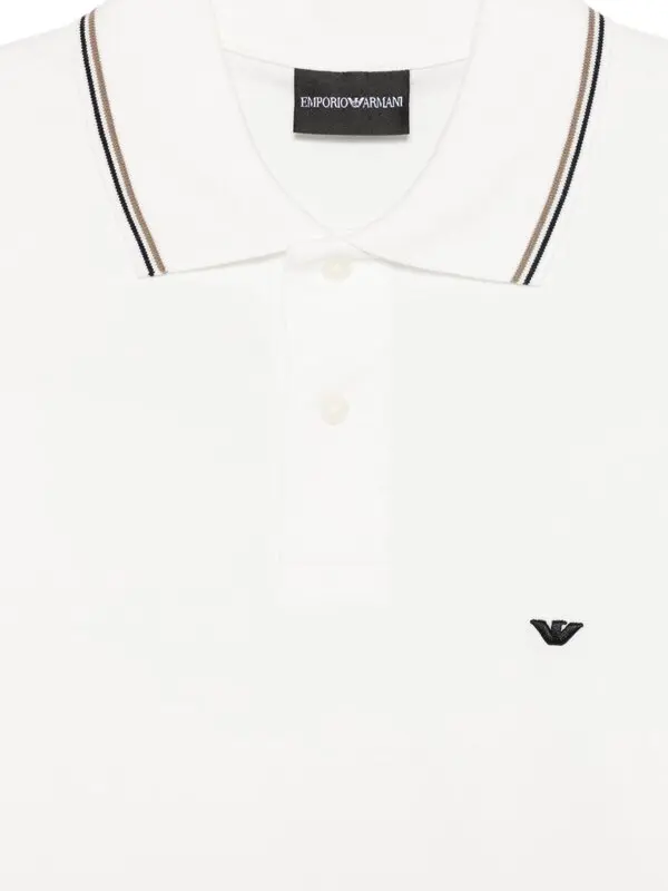 Emporio Armani Logo Cotton Polo Shirt