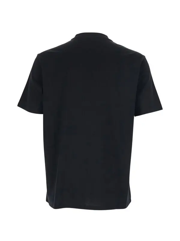 Emporio Armani Logo Cotton T-shirt - Black