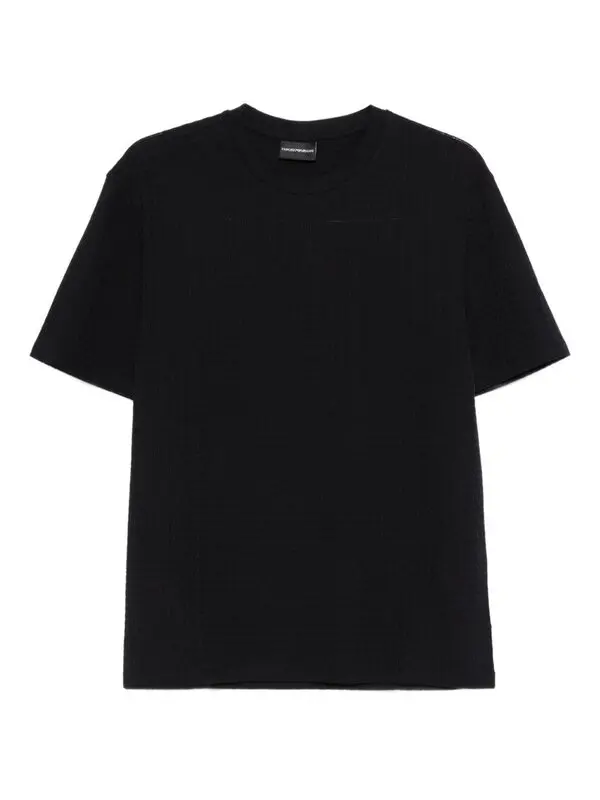 Emporio Armani Logo Cotton T-shirt - Blue