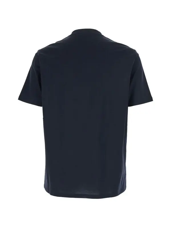 Emporio Armani Logo Cotton T-shirt - Blue