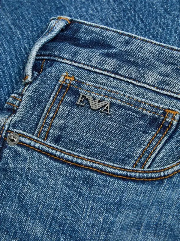 Emporio Armani Cotton Denim Jeans