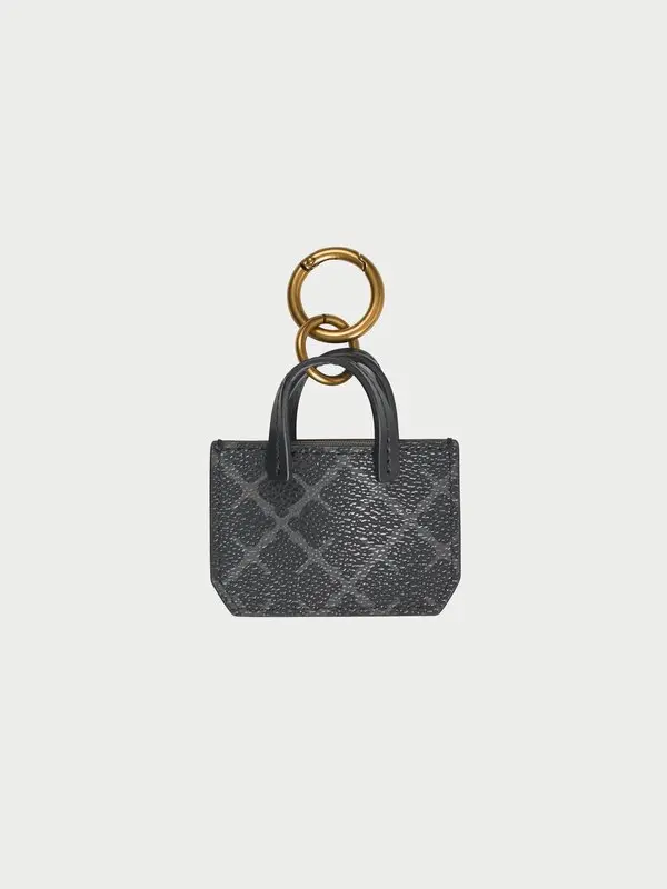 BY MALENE BIRGER Ada Charm Keychain - Charcoal