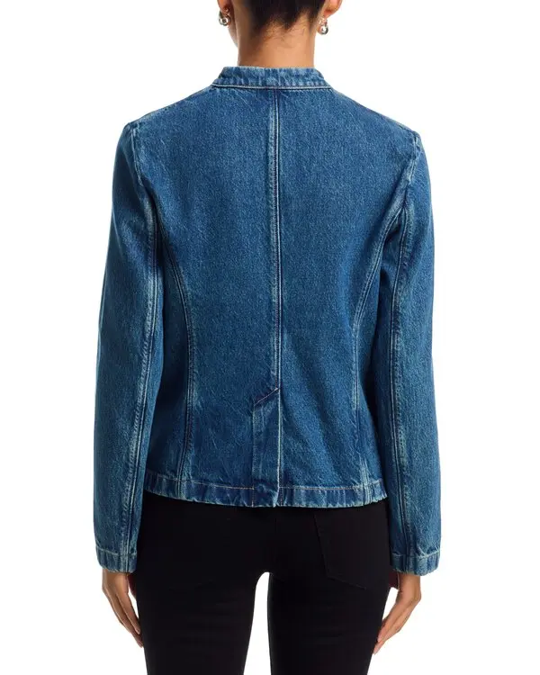 Rag & Bone Mercer Denim Stand Collar Jacket