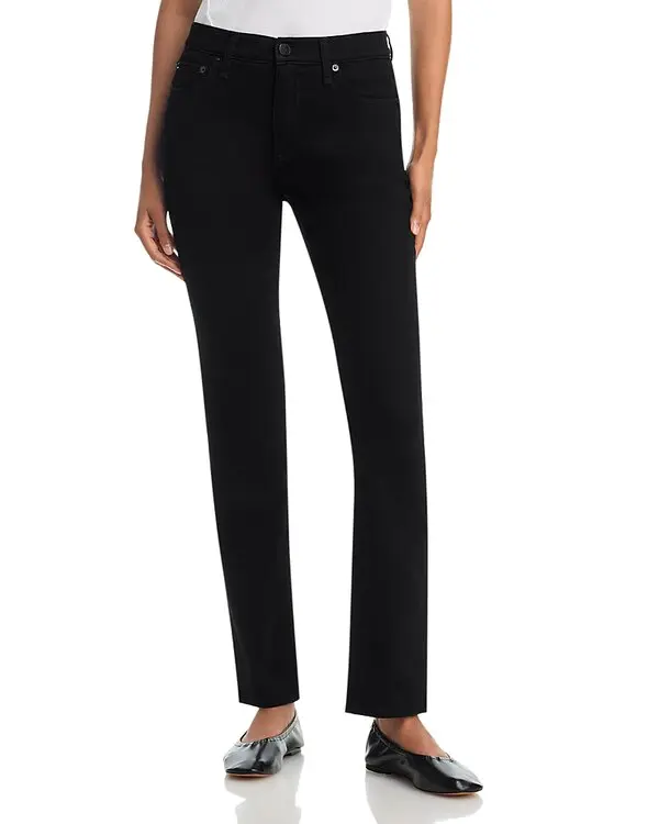 Rag & Bone Flexi Wren Mid Rise Slim Jeans - Black
