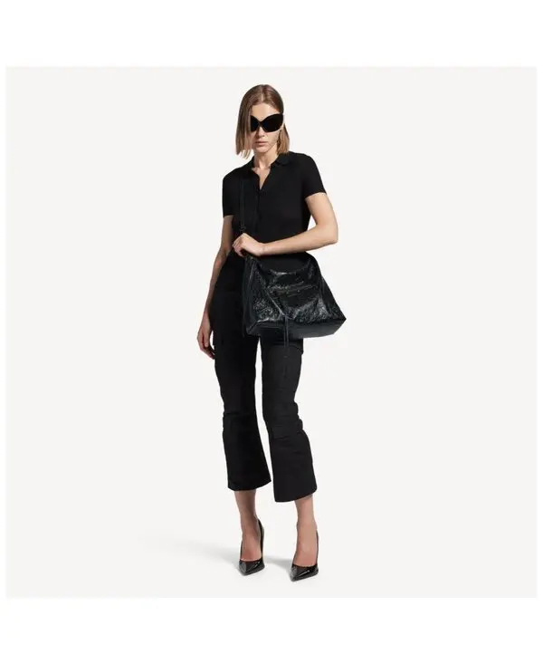 Balenciaga Le City Hobo Bag Medium - Black