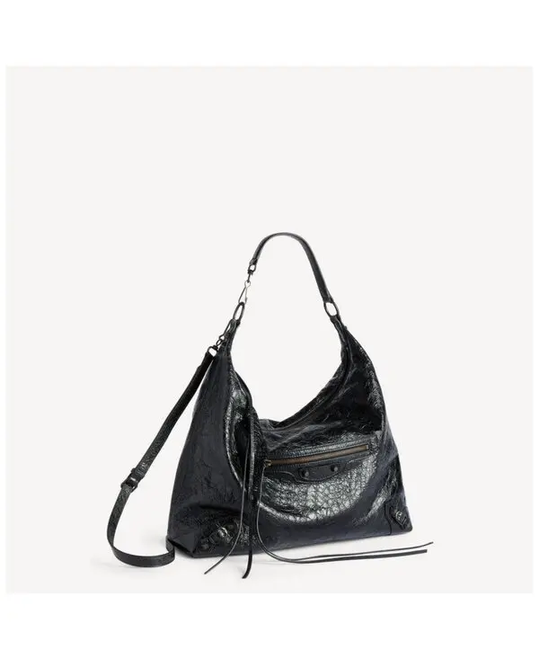 Balenciaga Le City Hobo Bag Medium - Black