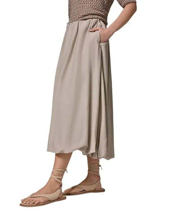 DONNA KARAN WEEKEND Packable Midi Bubble Skirt