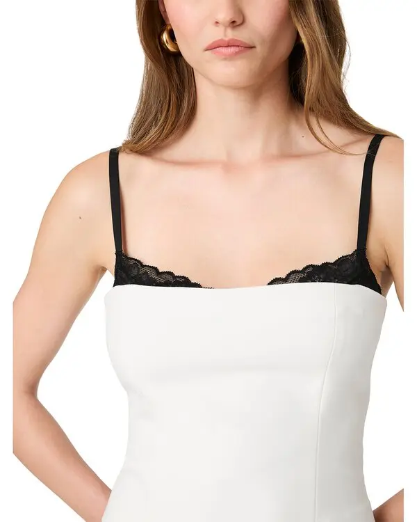 French Connection Azra Lace Trim Camisole - Porcelain Multi