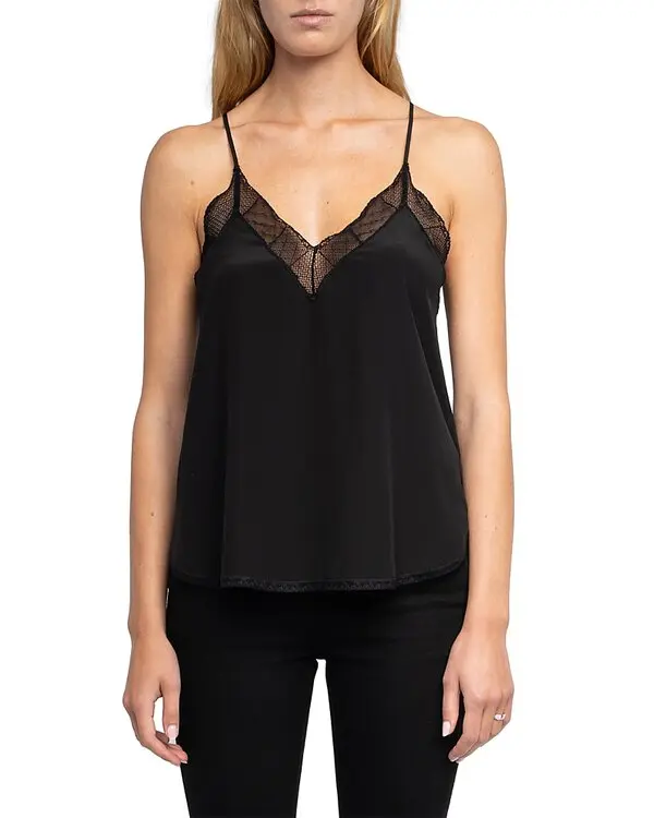 Zadig&Voltaire Christy Silk Camisole - Black