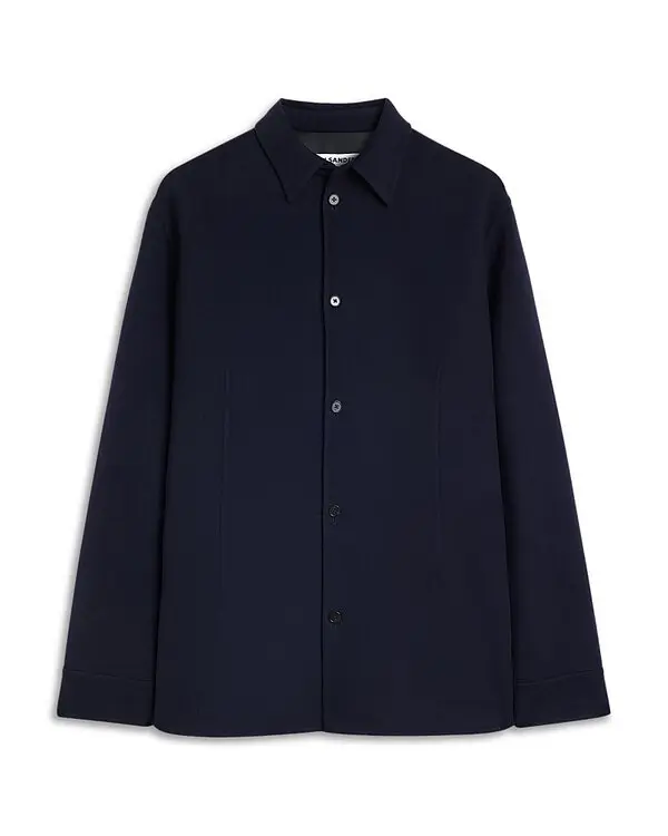 JIL SANDER Double Wool Sportswear Overshirt