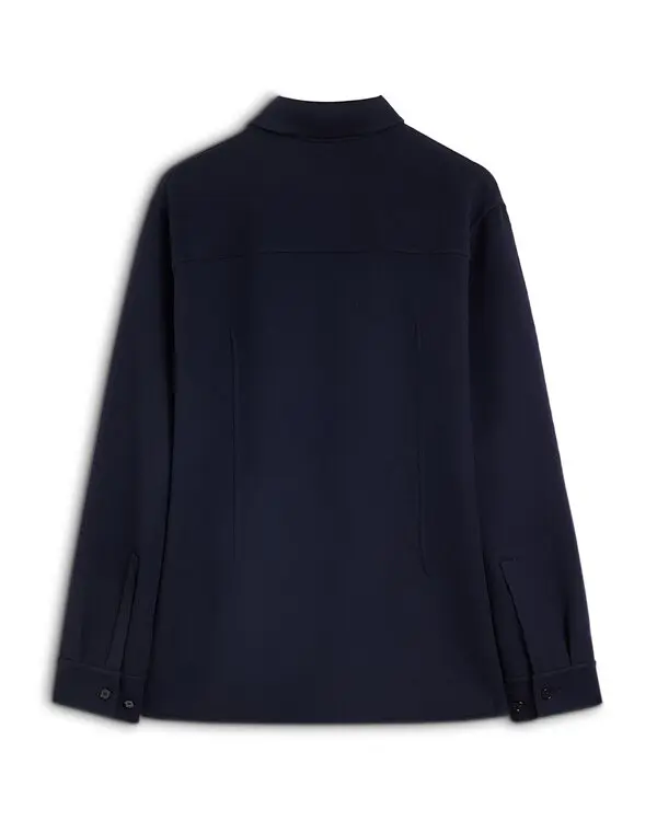 JIL SANDER Double Wool Sportswear Overshirt
