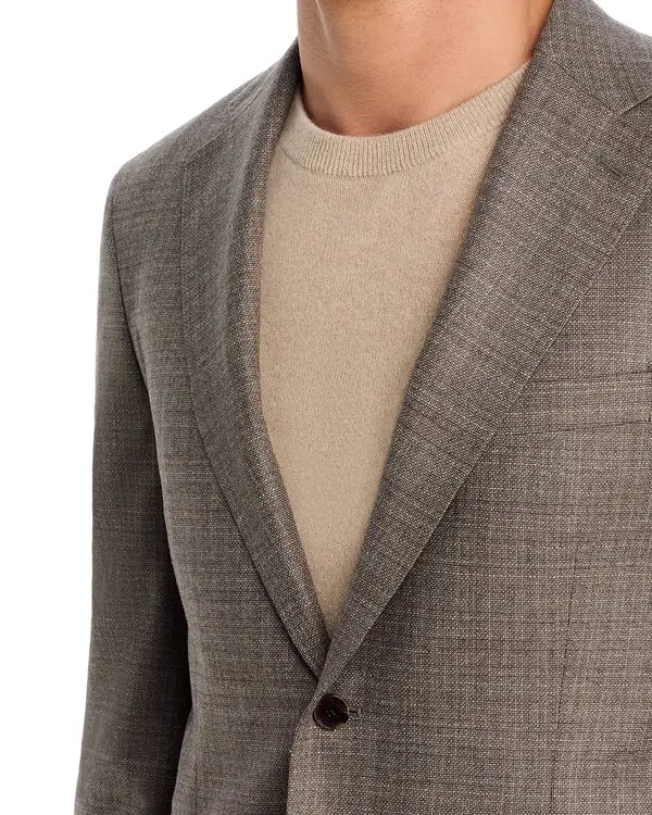 Vince Melange Brushed Regular Fit Suit Jacket