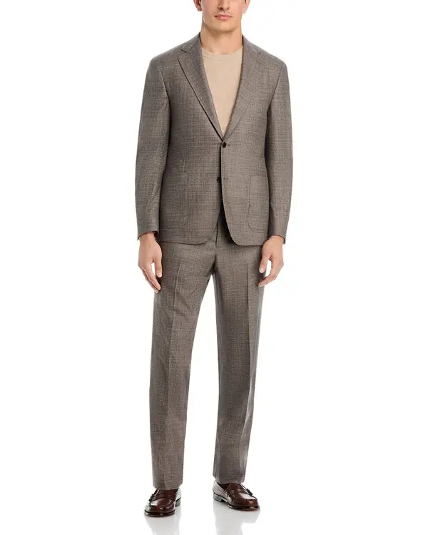 Vince Melange Brushed Regular Fit Suit Pants