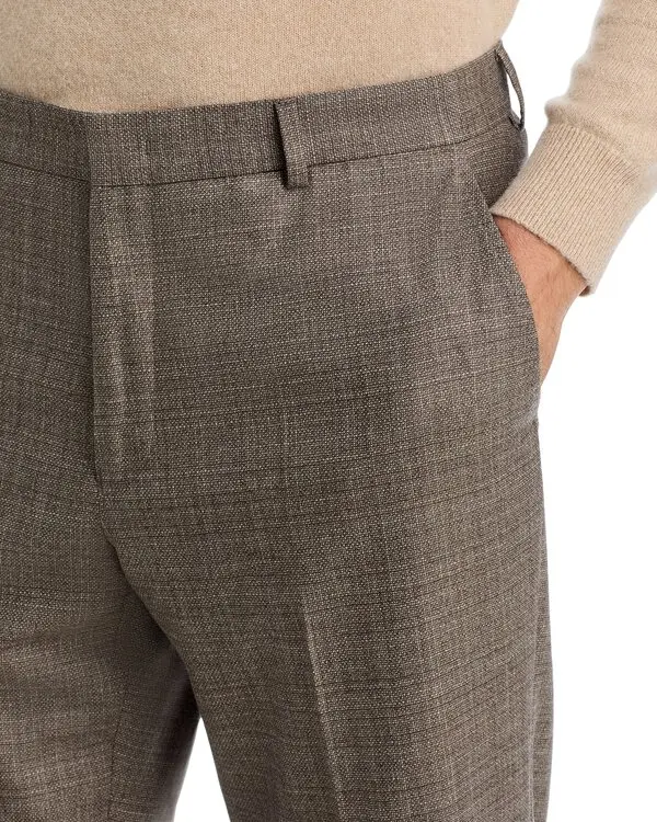 Vince Melange Brushed Regular Fit Suit Pants