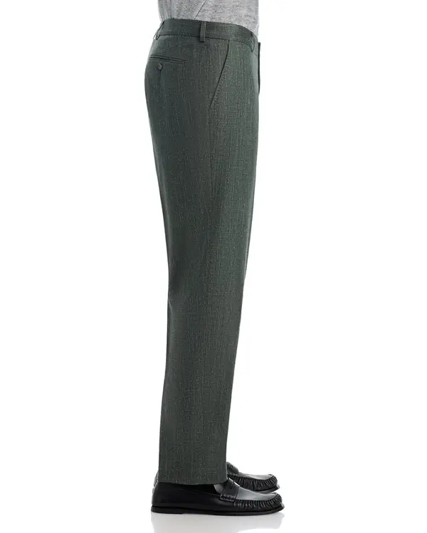 Vince Wool, Silk & Linen Melange Regular Fit Suit Pants