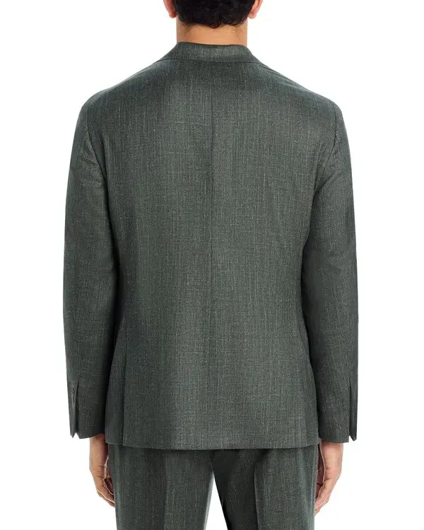 Vince Wool, Silk & Linen Melange Regular Fit Suit Jacket