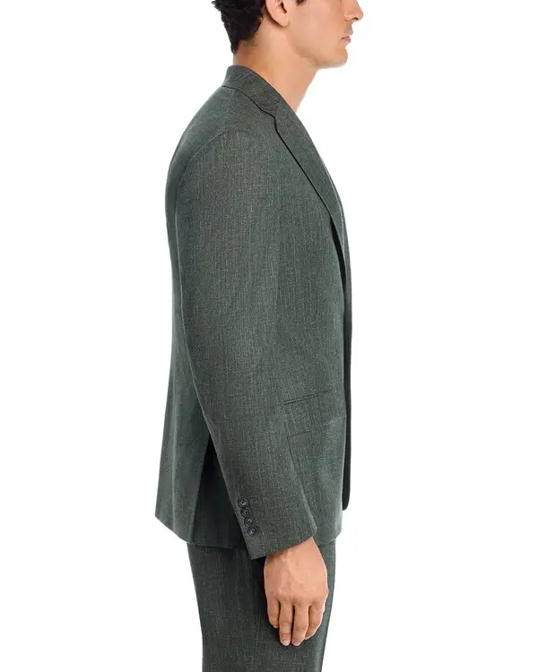 Vince Wool, Silk & Linen Melange Regular Fit Suit Jacket