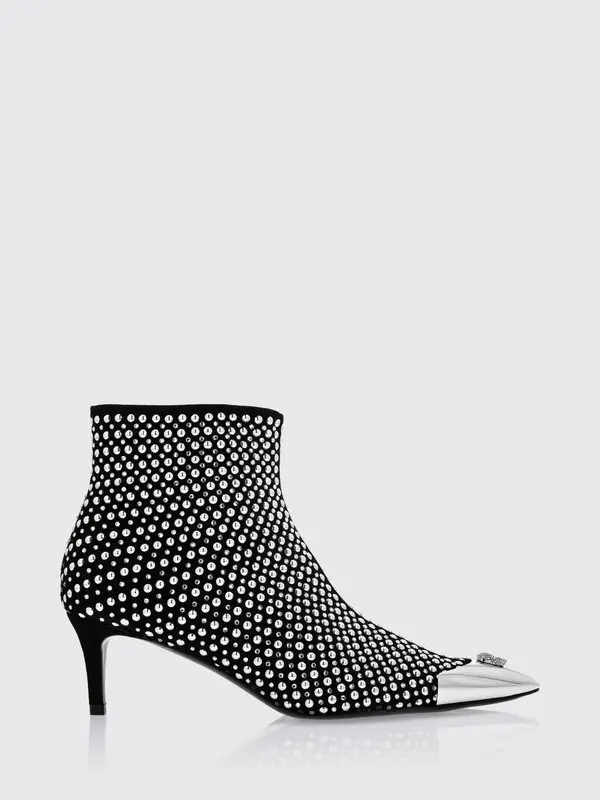 Philipp Plein Flat Ankle Boot - Black