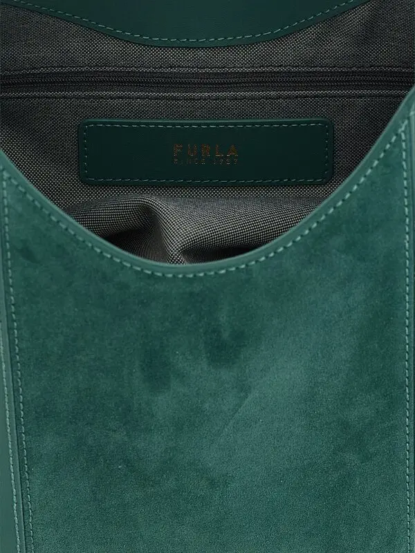 Furla Goccia Flared Shoulder Bag - Green