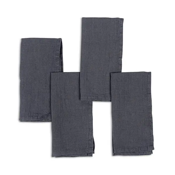 HUDSON PARK COLLECTION Linen Dinner Napkins, Set Of 4 - Light Blue