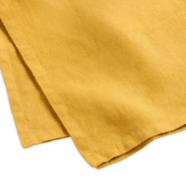 HUDSON PARK COLLECTION Linen Dinner Napkins, Set Of 4 - Mustard
