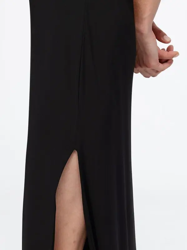 Cult Gaia Halter Neck Maxi Dress With Gold Hardware