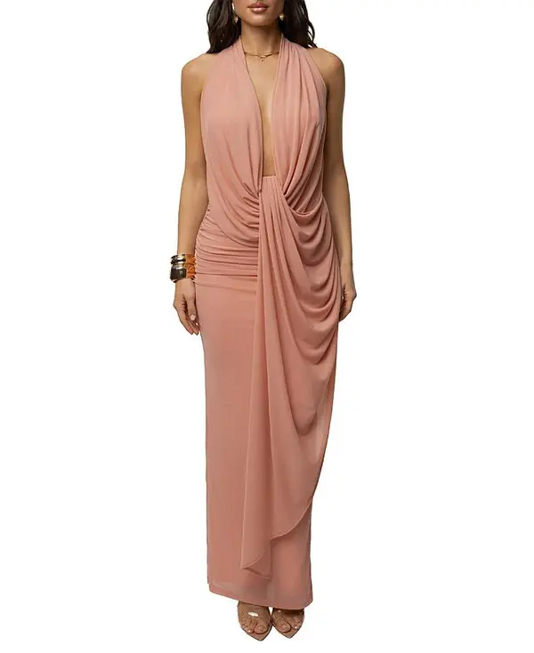 JLUXLABEL Alaina Plunge Maxi Dress