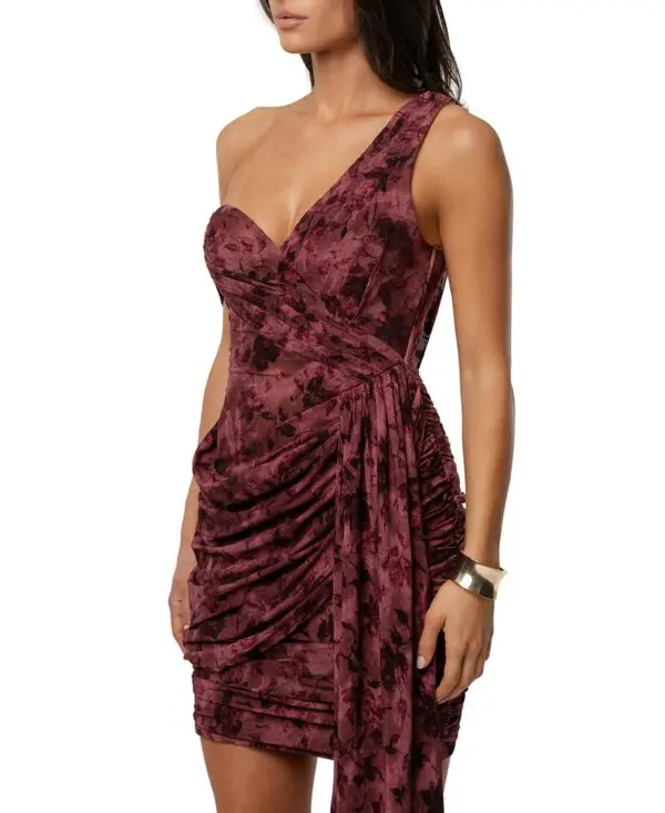JLUXLABEL Soiree Drape Mini Dress