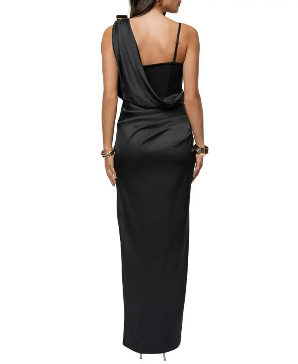 JLUXLABEL Draped Radiance Maxi Dress