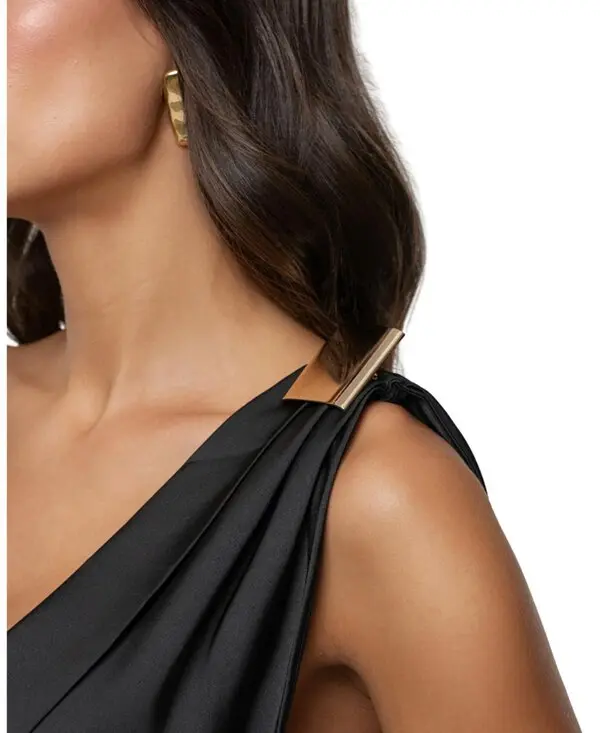 JLUXLABEL Draped Radiance Maxi Dress