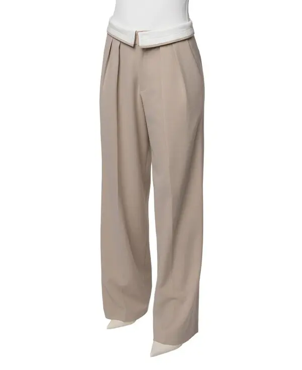 JLUXLABEL Command Pleat Wide-leg Trousers