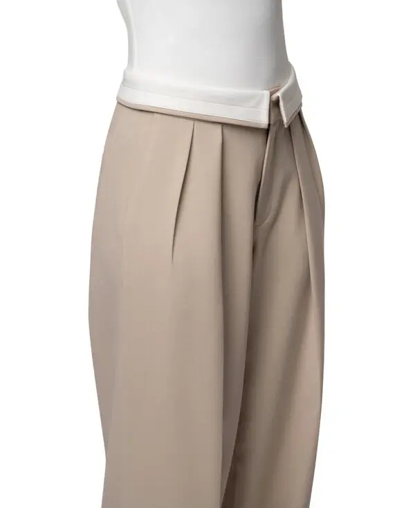 JLUXLABEL Command Pleat Wide-leg Trousers