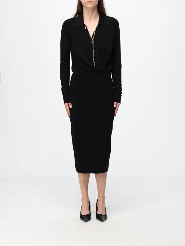Elisabetta Franchi Long Sleeve Dress