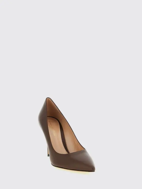GIANVITO ROSSI Smooth Leather Pumps With Stiletto Heel And Almond Toe