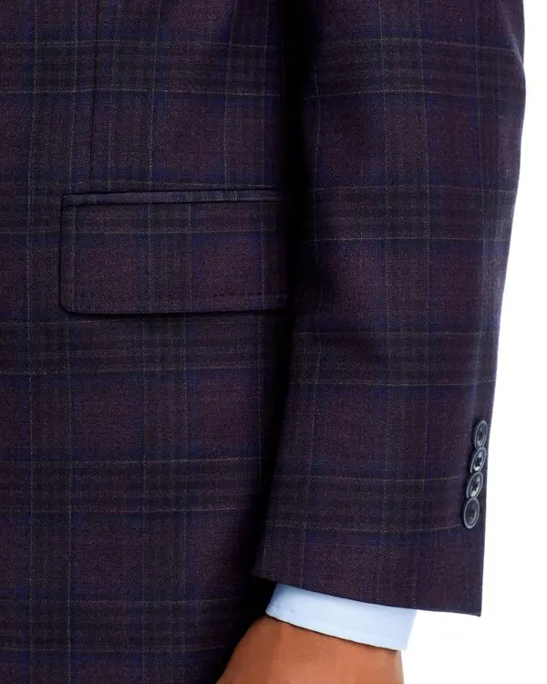 Peter Millar Classic Fit Hyperlight Brushed Plaid Soft Jacket