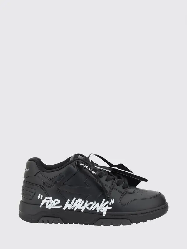Off-White Out Of Office "for Walking" Low-top Sneakers - Black
