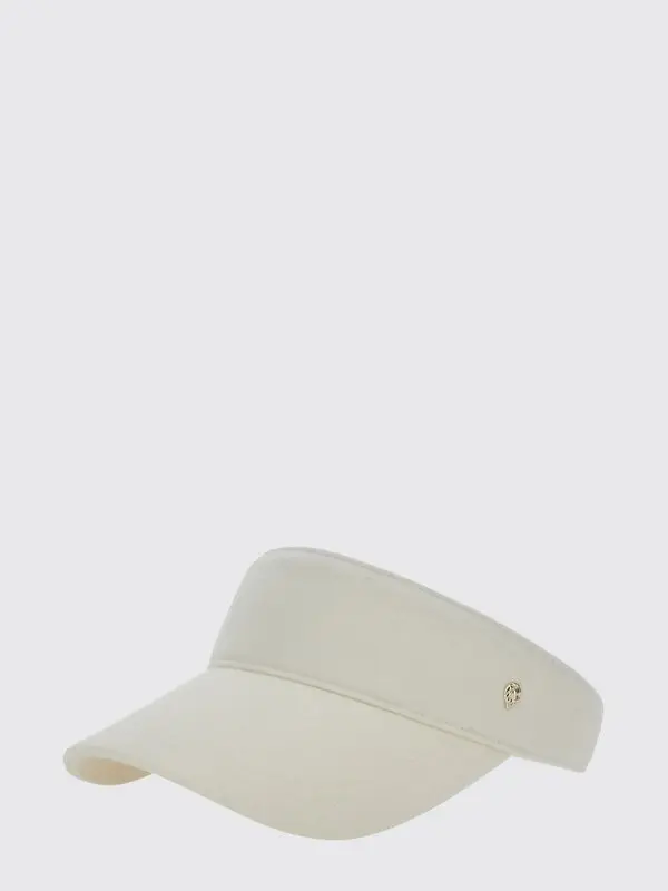 Helen Kaminski Wool Tennis Visor - White