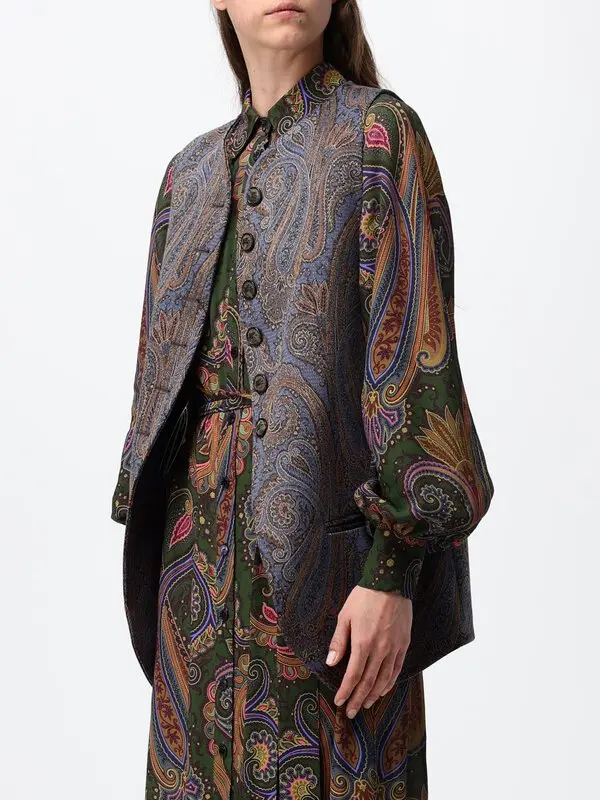 Etro Paisley Print Vest