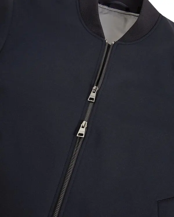 Ted Baker London Reznor Jersey Bomber Jacket - Navy