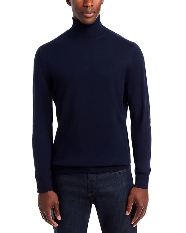 Canali Merino Turtleneck - Navy