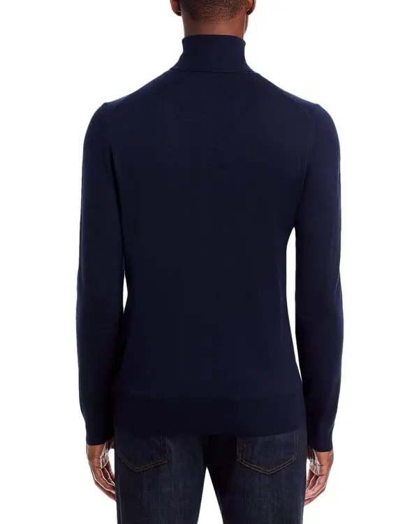 Canali Merino Turtleneck - Navy