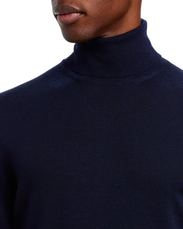 Canali Merino Turtleneck - Navy