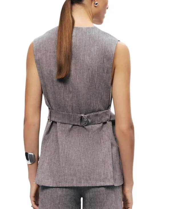 NOCTURNE Tailored Button Front Vest
