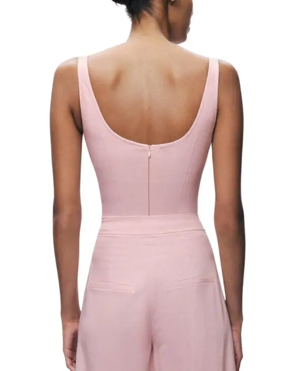 NOCTURNE Boned Detail Bodysuit